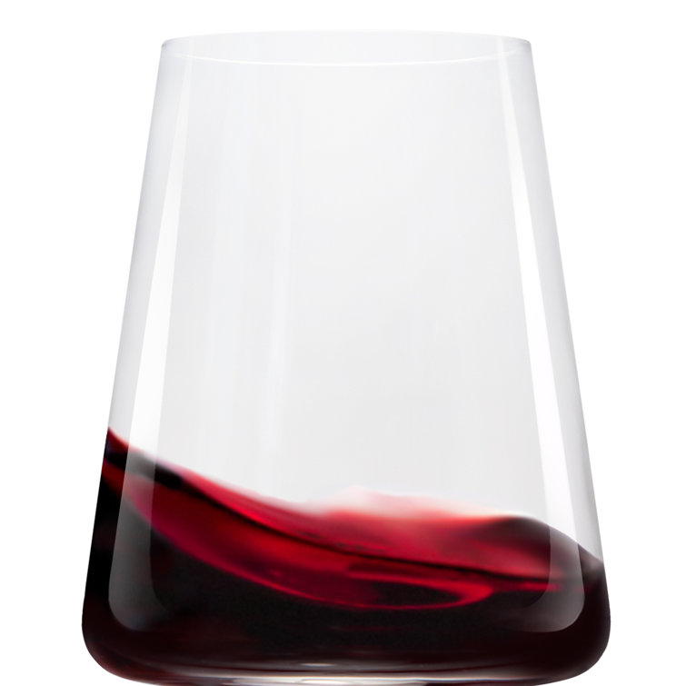 Power 18 Oz Crystal Stemless Wine Glass And Reviews Allmodern